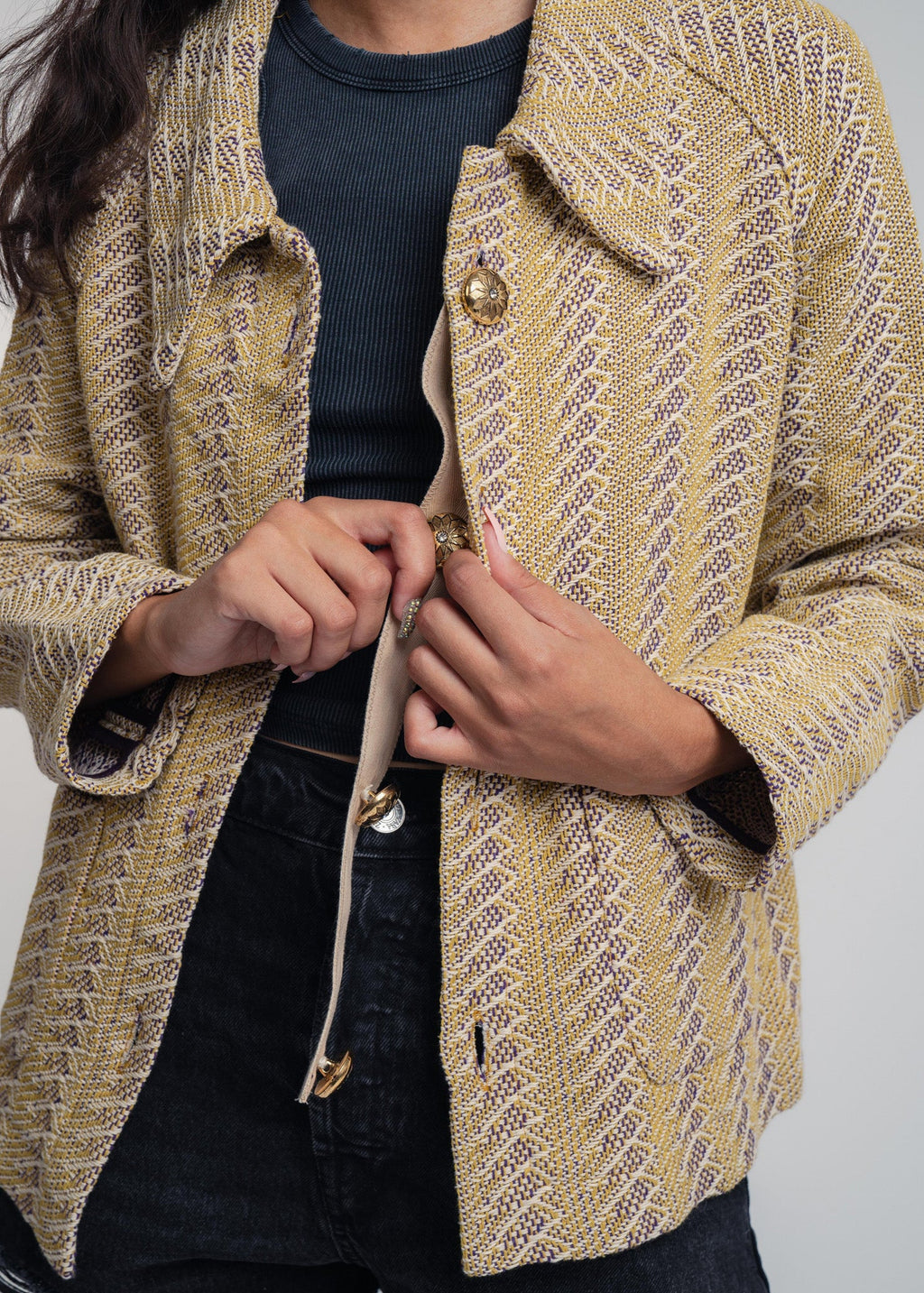 Wardrobe Circus - Interchangeable Button Strips - Short Jacket